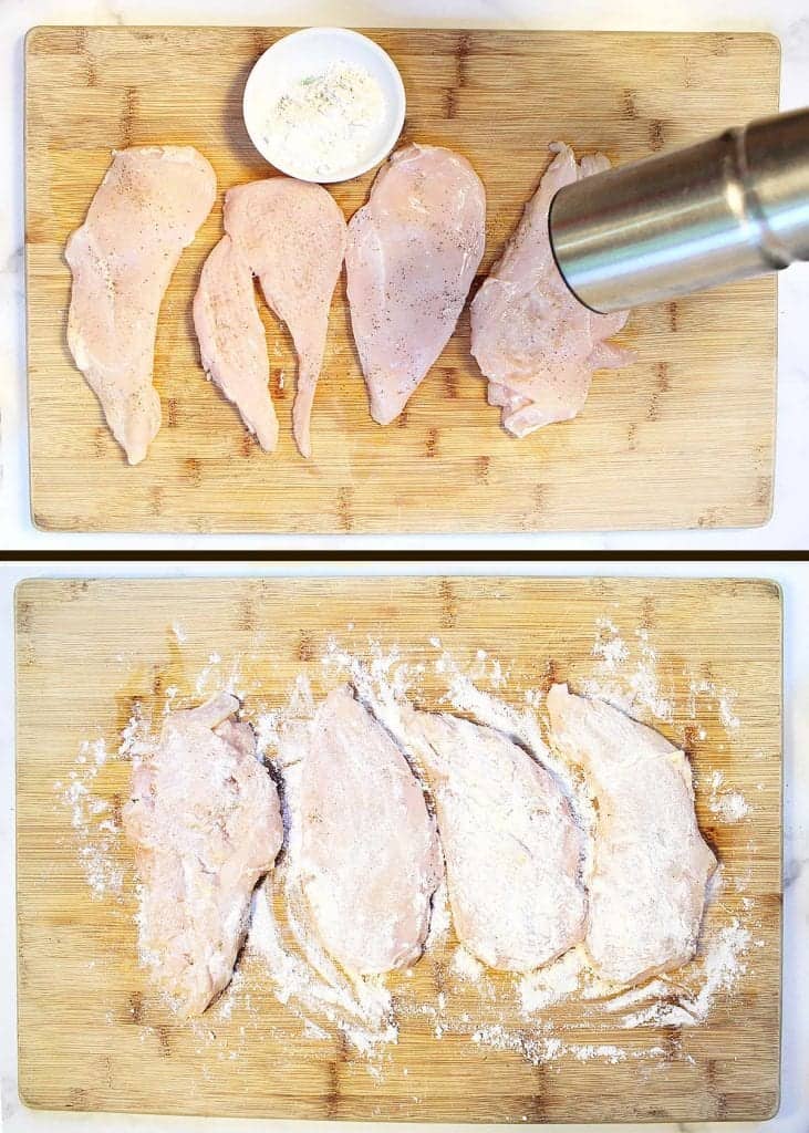 One Skillet Chicken with Lemon Sauce