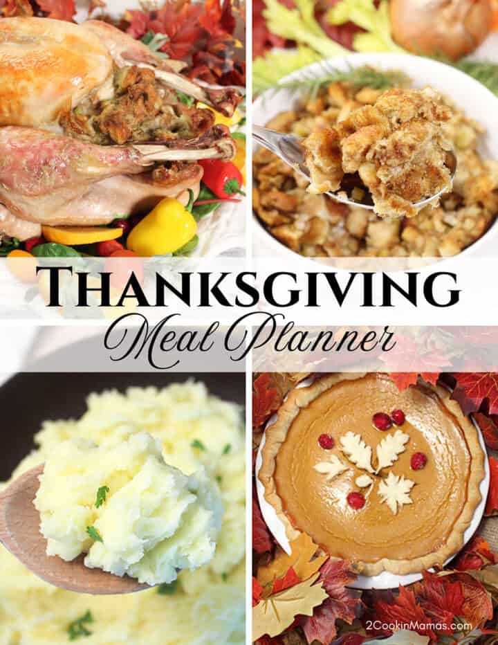 No Stress Thanksgiving Meal Planner