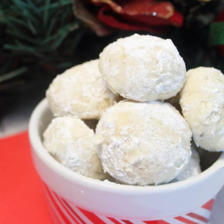 Brazil Nut Snowball Cookies - 2 Cookin Mamas