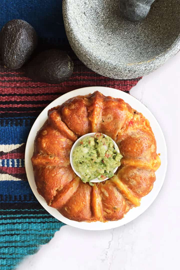Easy Crescent Roll Taco Ring