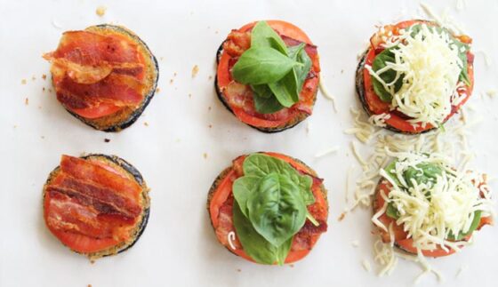 BLT Stacks with Eggplant