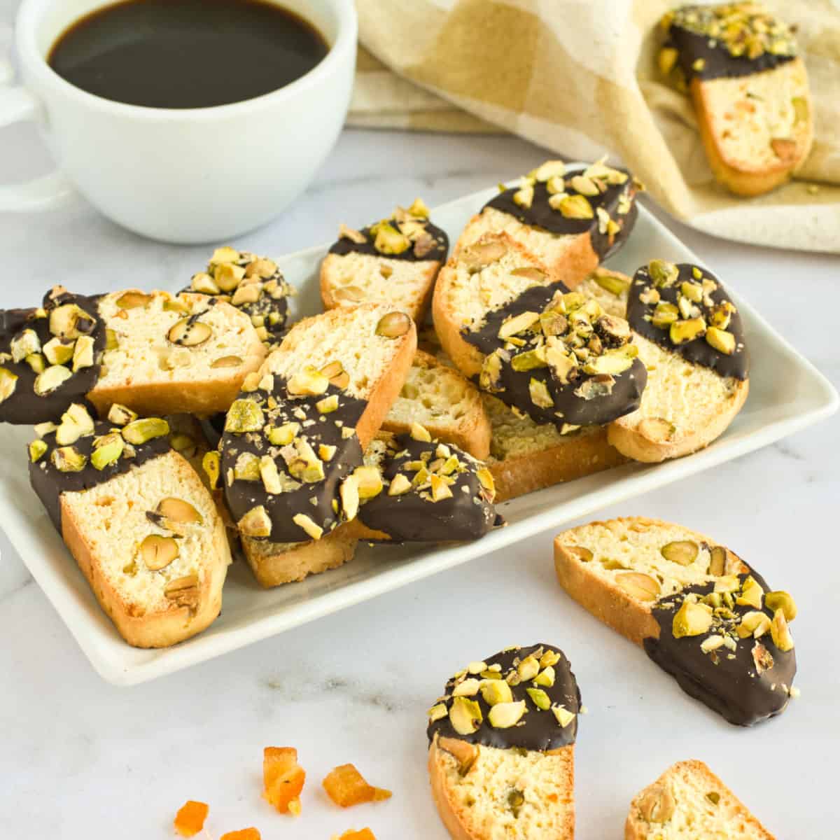 Orange Pistachio Biscotti