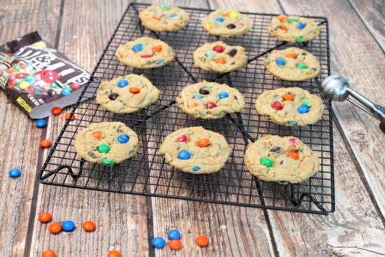M&Ms Chocolate Chip Cookies