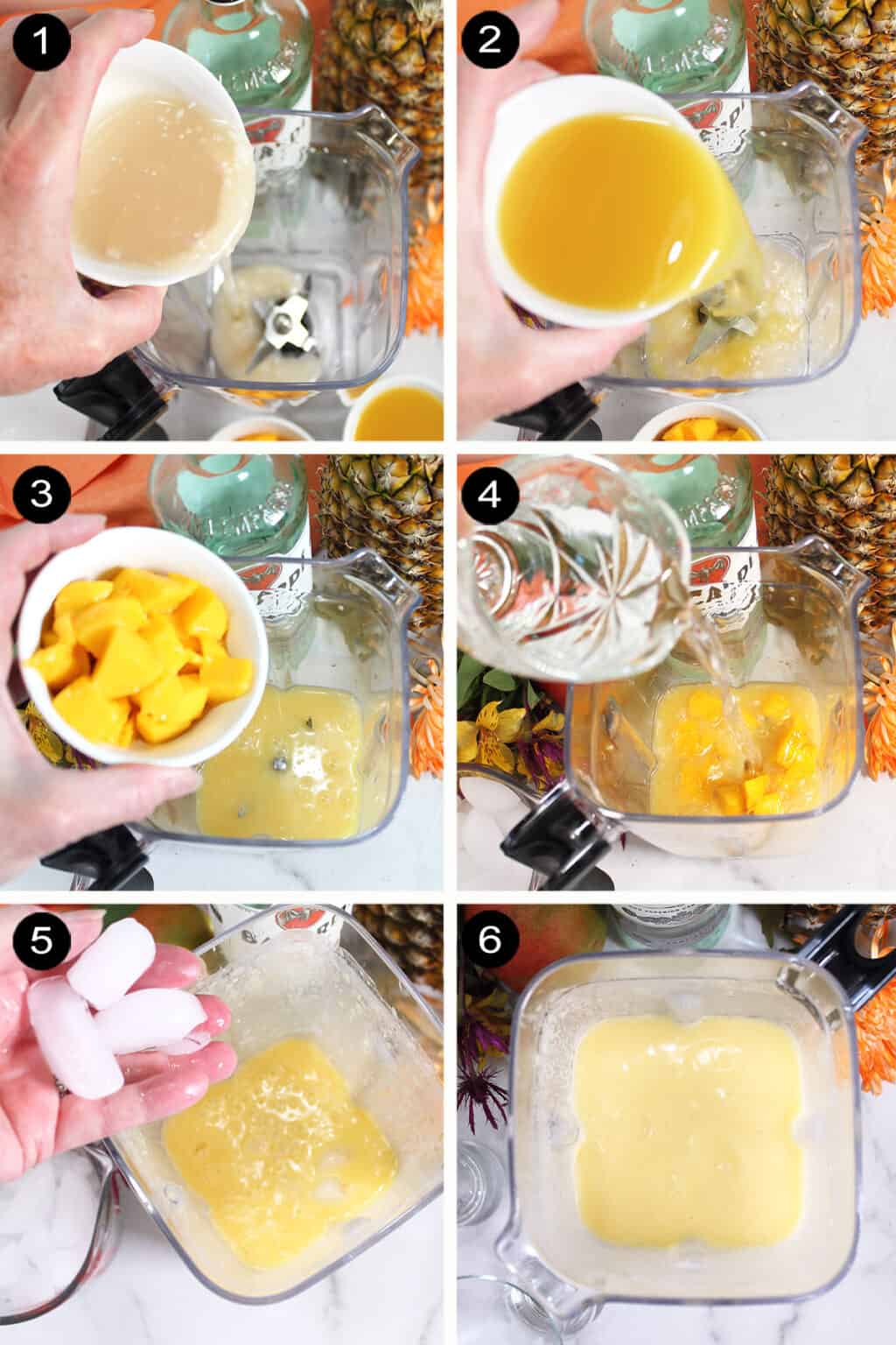 Mango Colada - A Tropical Cocktail