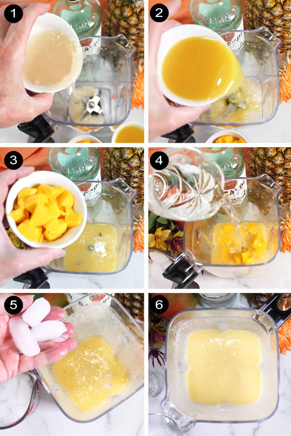 Mango Colada - A Tropical Cocktail