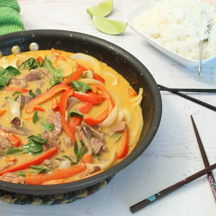 Quick & Easy Thai Red Curry with Beef