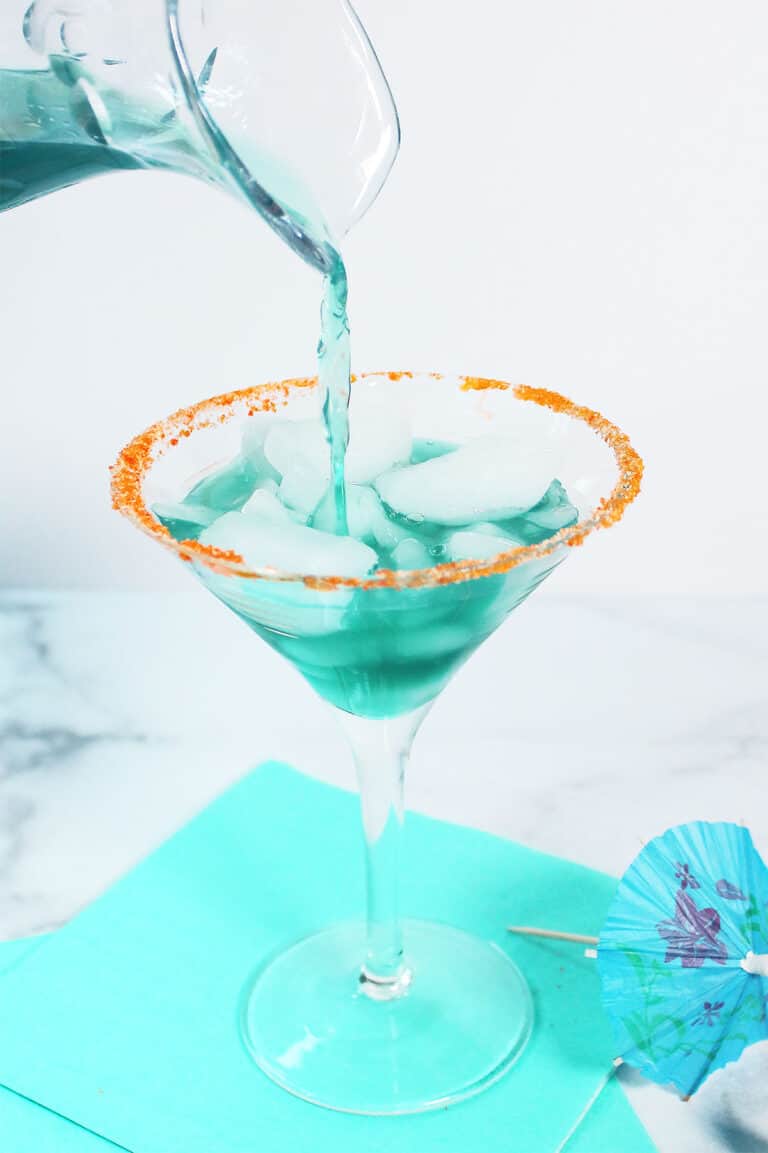 Blue Curacao Cocktail - A Tropical Drink