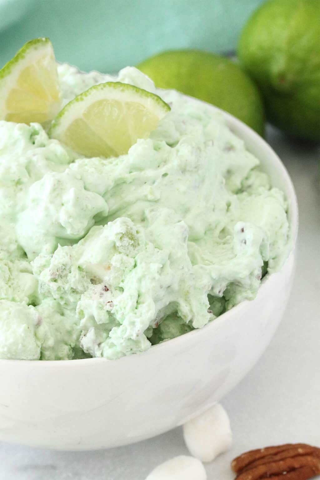 Lime Fluff with Cream Cheese & Pineapple