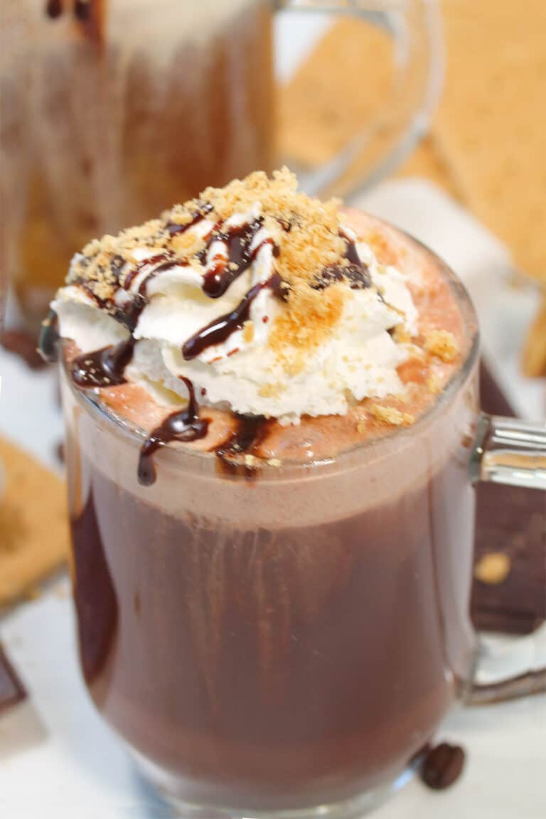 S'mores Coffee with Marshmallow