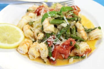 Healthy Summer Shrimp Primavera