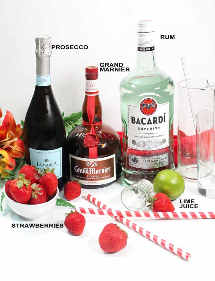 Strawberry Rum Cocktail