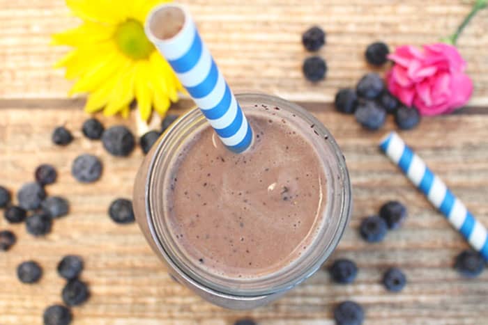 Blueberry Coffee Blast for a Morning Boost - 2 Cookin' Mamas