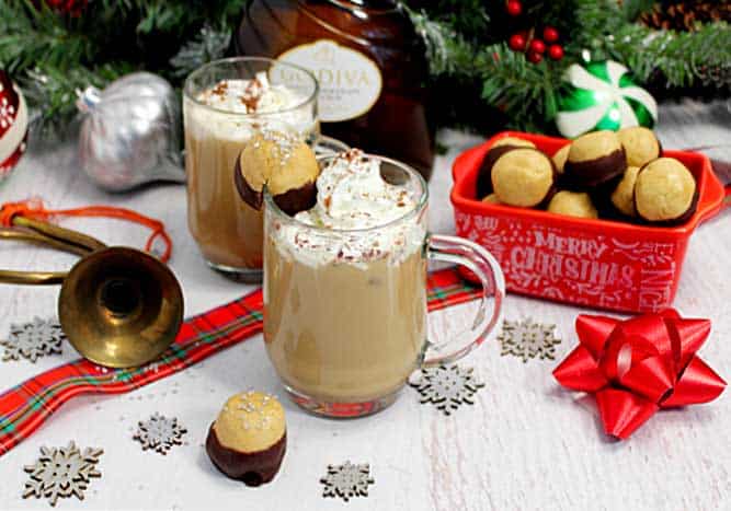 Decadent Buckeye Latte Cocktail