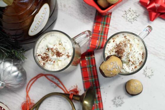 Decadent Buckeye Latte Cocktail