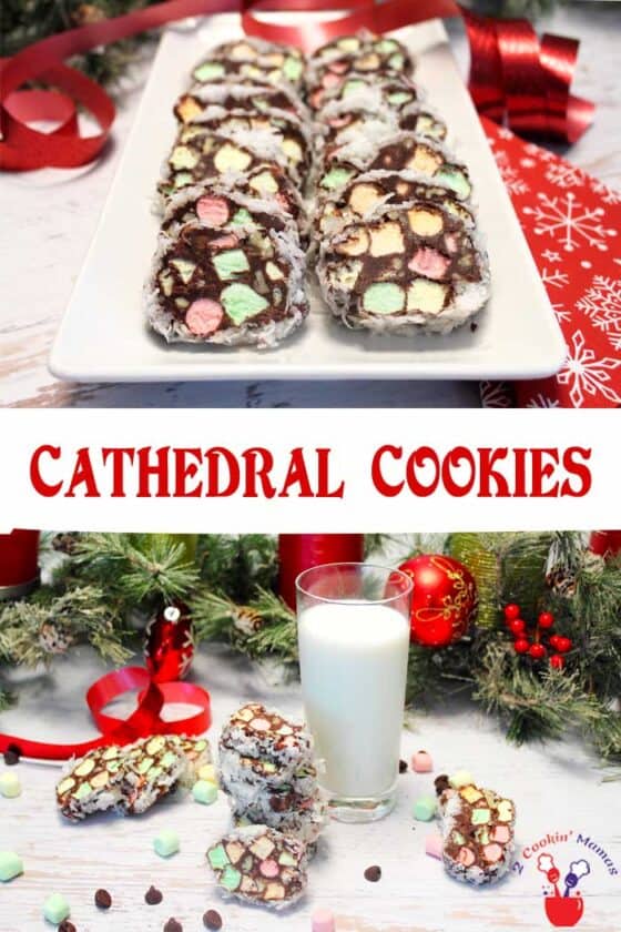 Easy No-Bake Cathedral Cookies