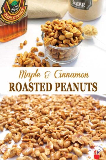 Sweet Crunchy Maple Roasted Peanuts