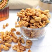 Sweet Crunchy Maple Roasted Peanuts