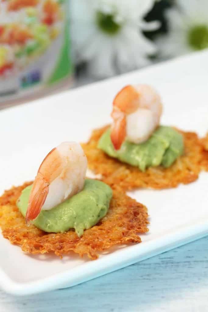 Cheesy Rice Crisps Appetizer - 2 Cookin Mamas