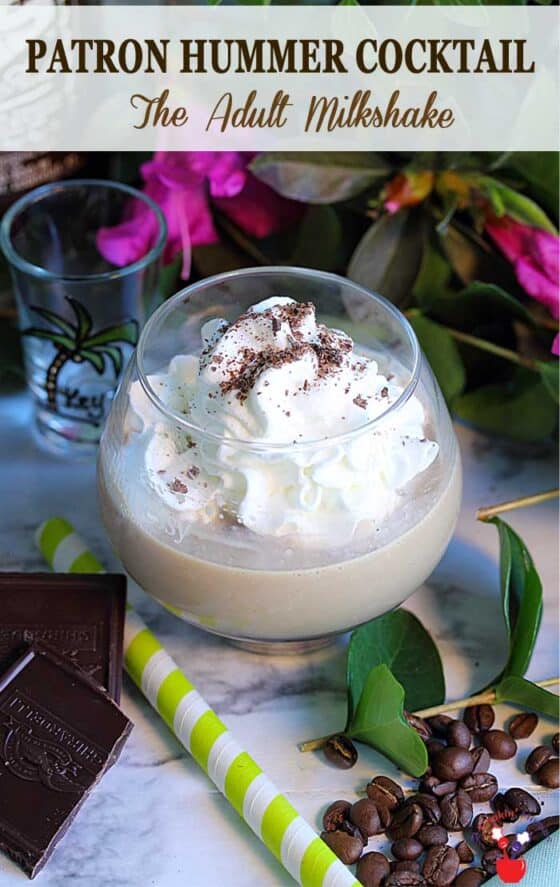 Patron Hummer Cocktail - The Adult Milkshake