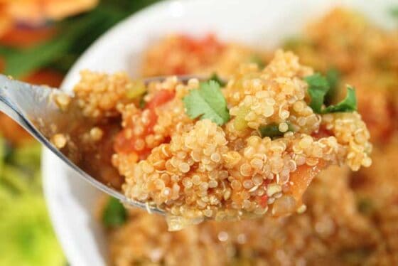 Spanish Quinoa - A Take on Spanish Rice