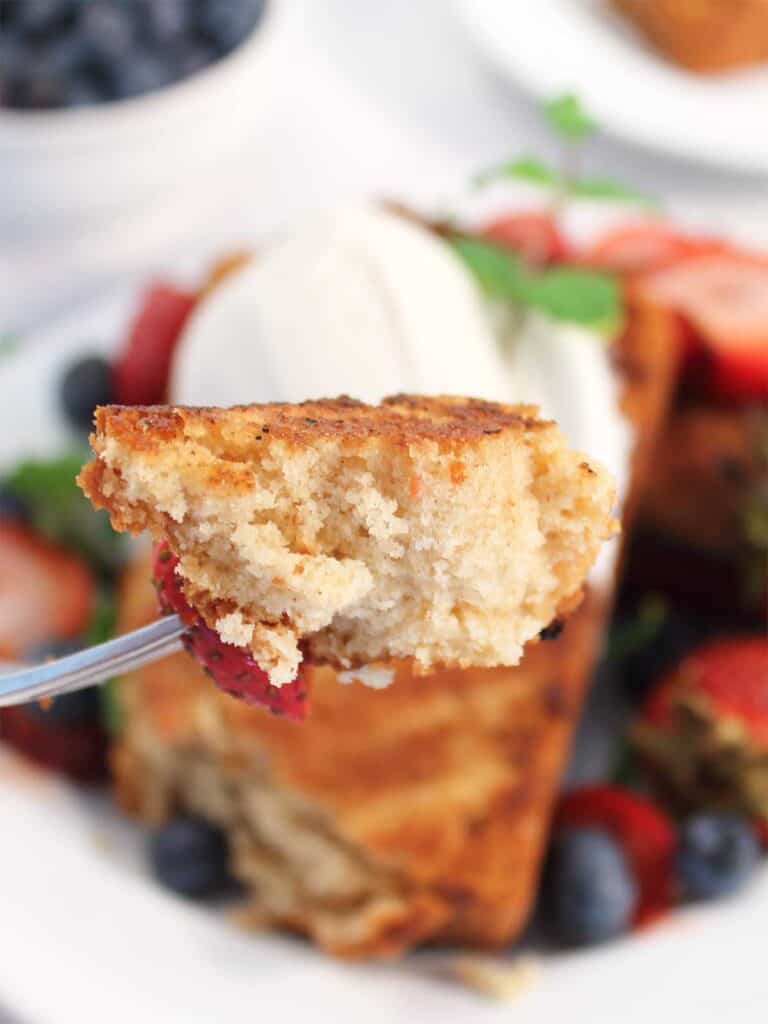 Grilled Pound Cake with Berries