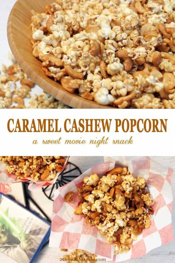Caramel Cashew Popcorn