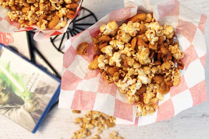 Caramel Cashew Popcorn