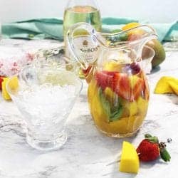 Mango Cocktail with Basil