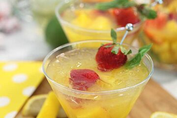 Mango Cocktail with Basil