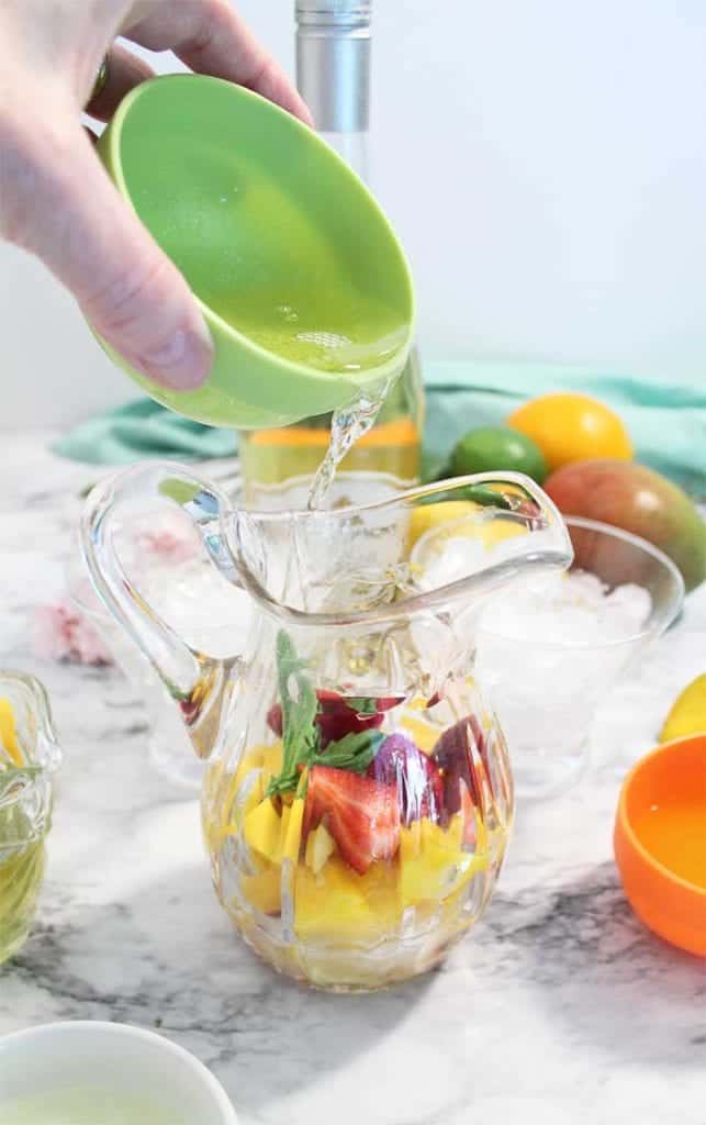 Mango Cocktail with Basil