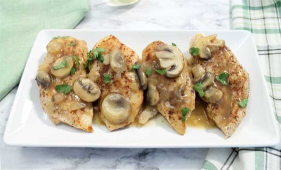 Chicken Chablis with Mushrooms