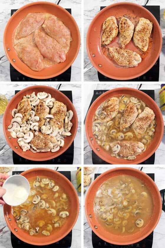 Chicken Chablis with Mushrooms