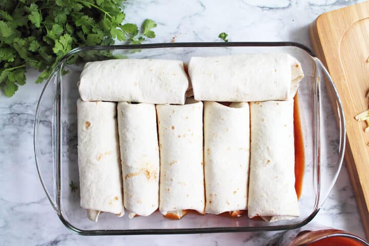 Easy Chicken Enchiladas