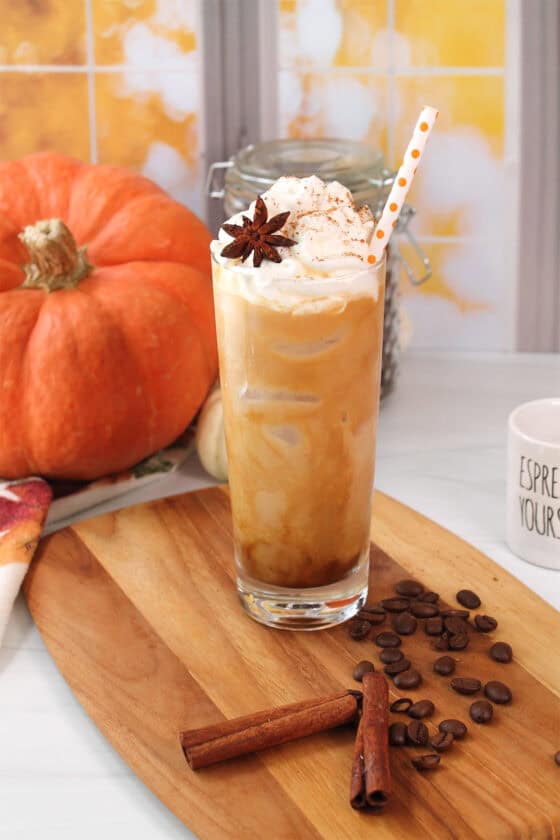Iced Pumpkin Spice Latte