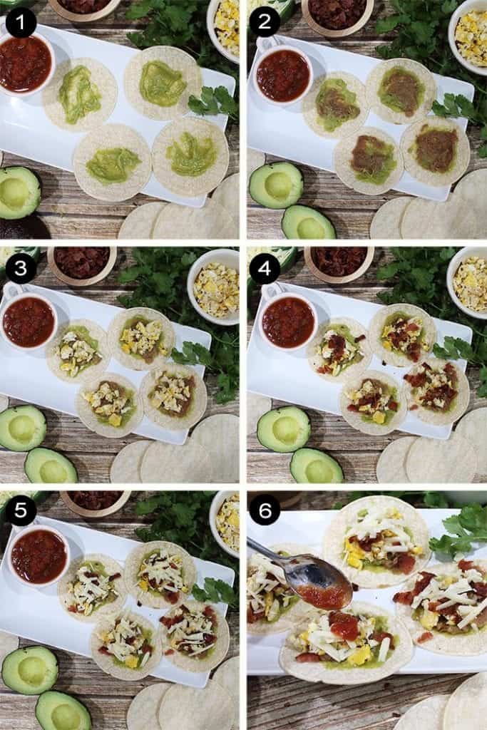 Breakfast Street Tacos - 2 Cookin' Mamas