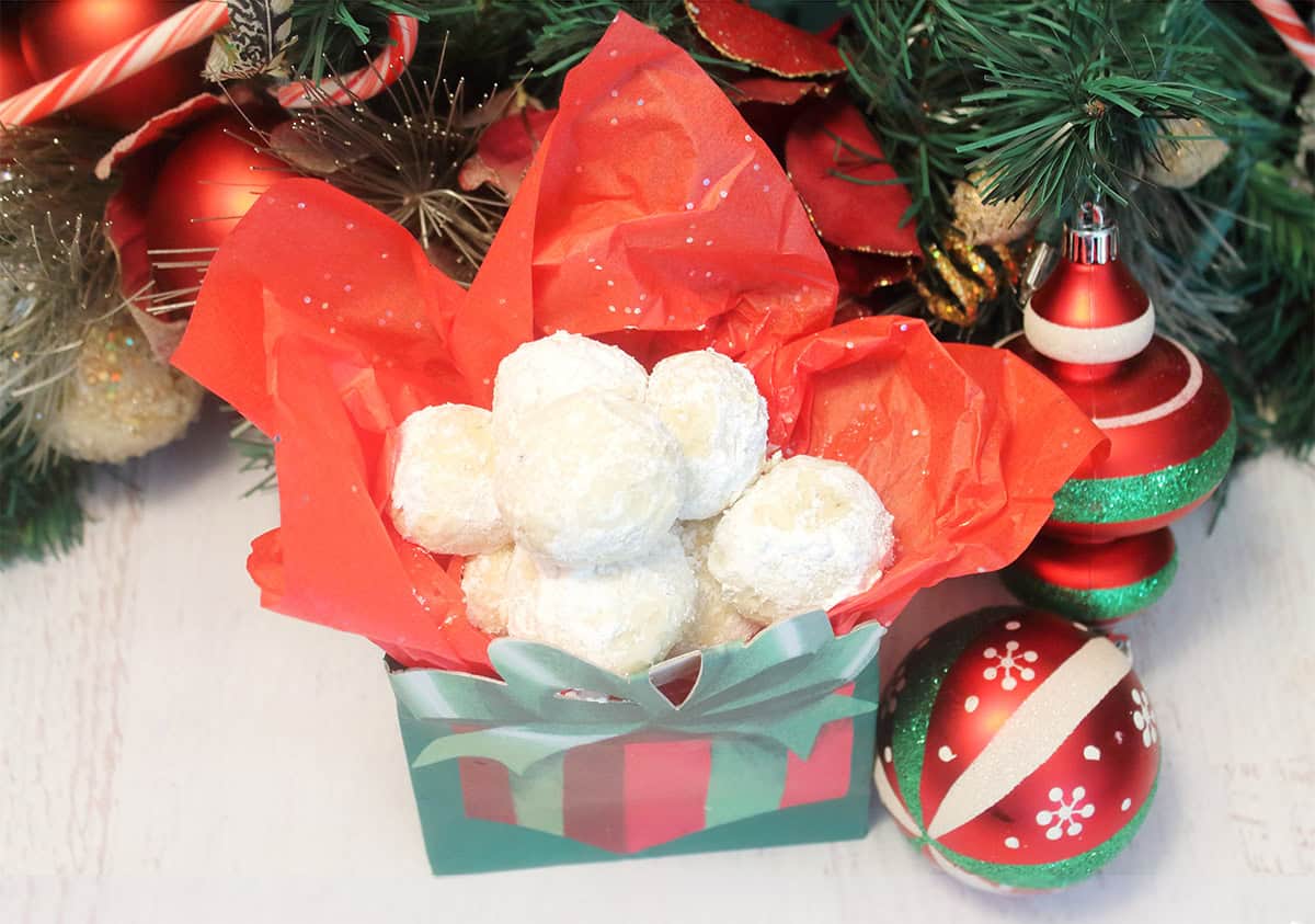 Brazil Nut Snowball Cookies