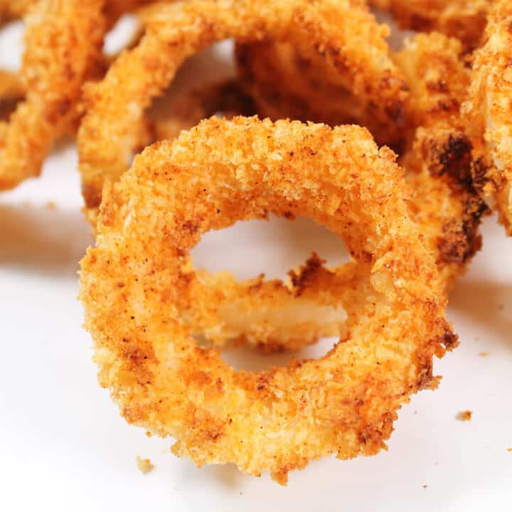 Air Fryer Onion Rings - 2 Cookin Mamas