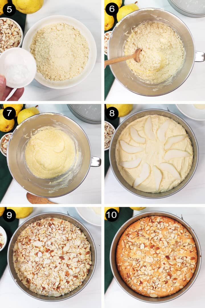 Pear Almond Cake