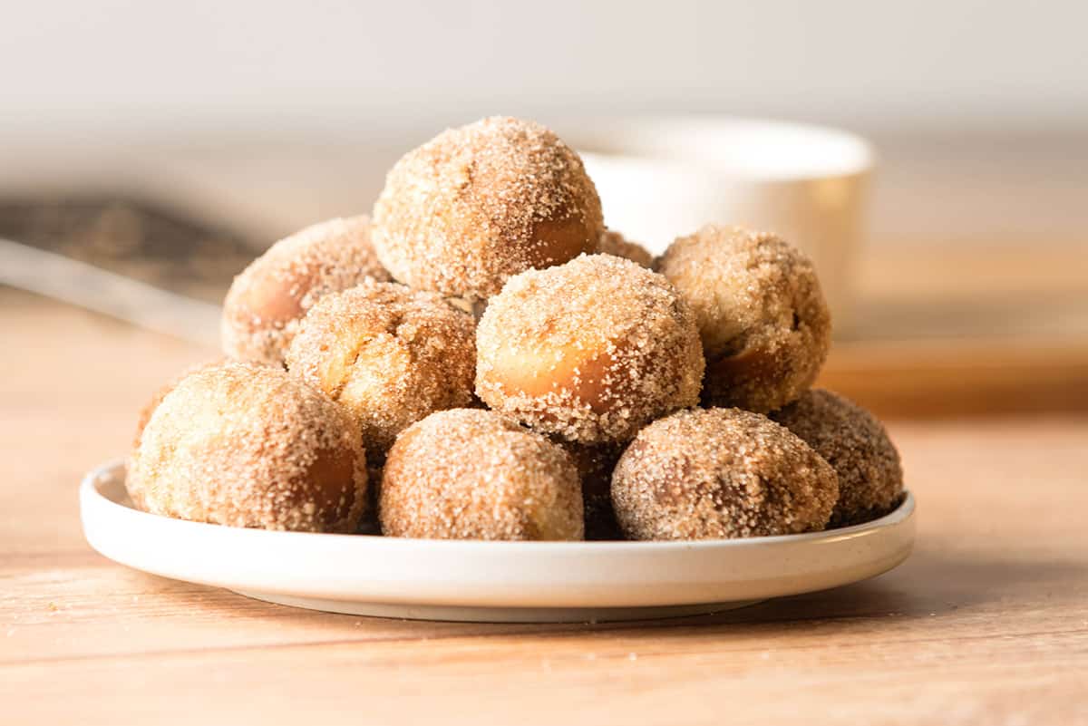 Air Fryer Cinnamon Sugar Donut Holes
