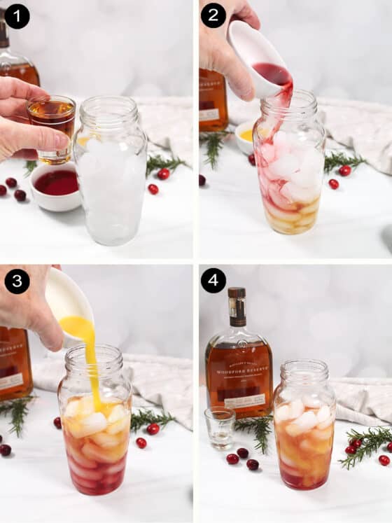 Cranberry Bourbon Cocktail