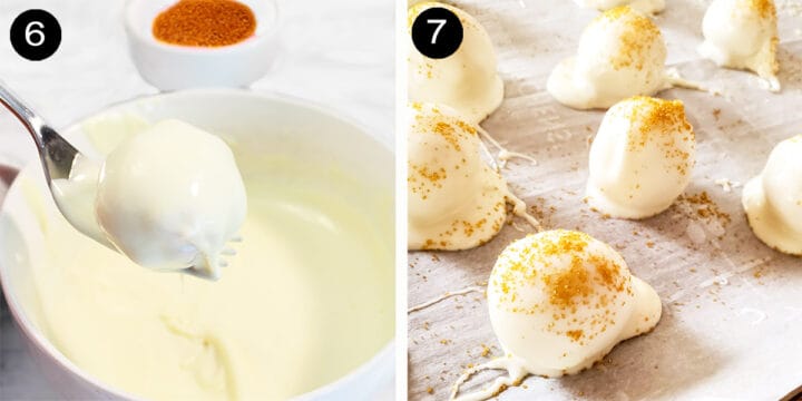 Champagne White Chocolate Truffles