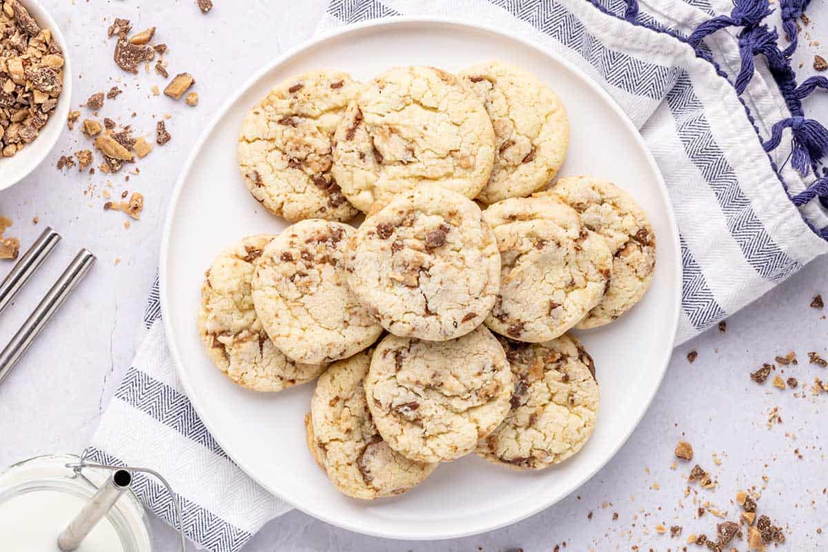 Heath Bar Cookies