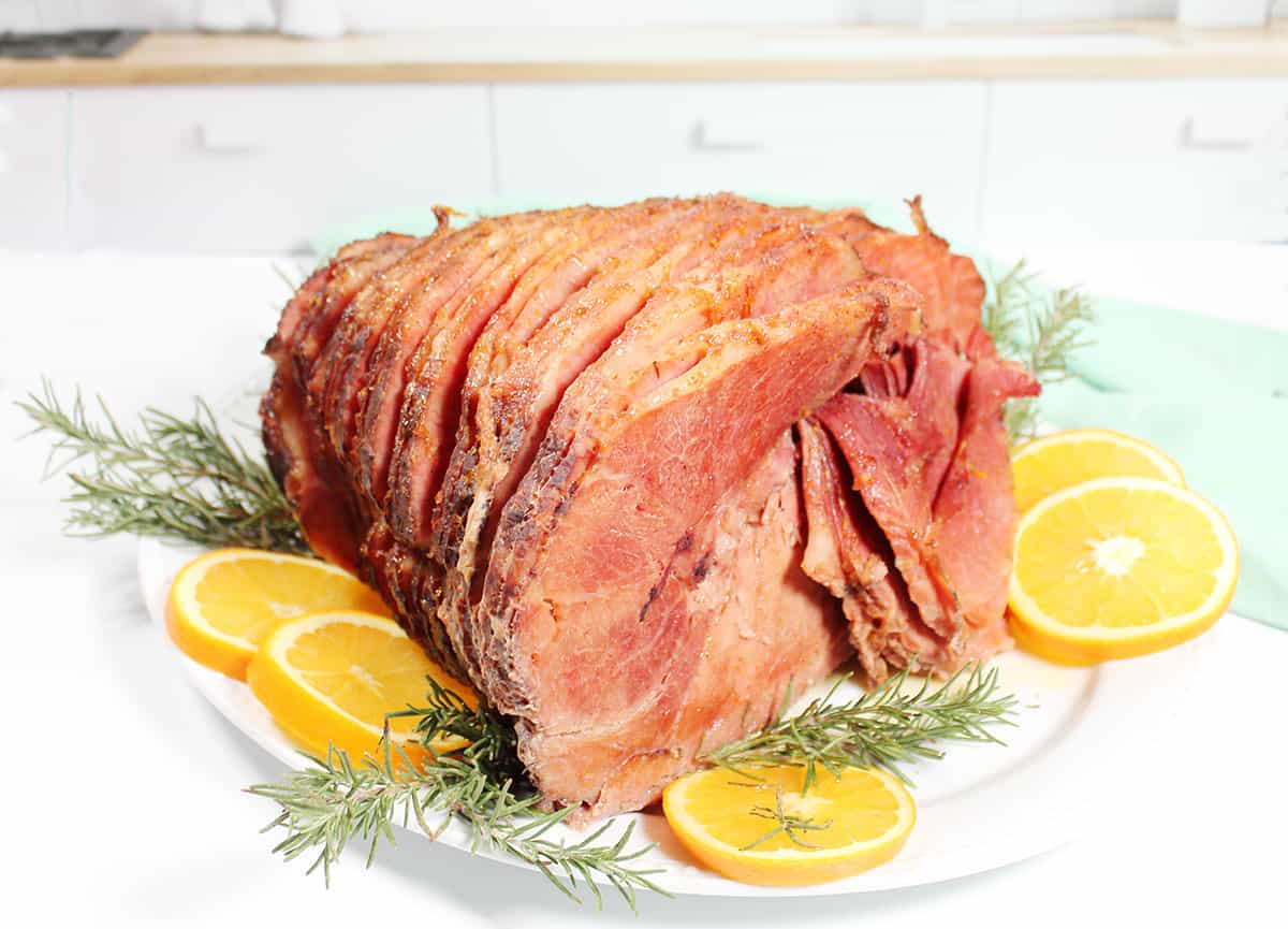 Maple Brown Sugar Glazed Ham