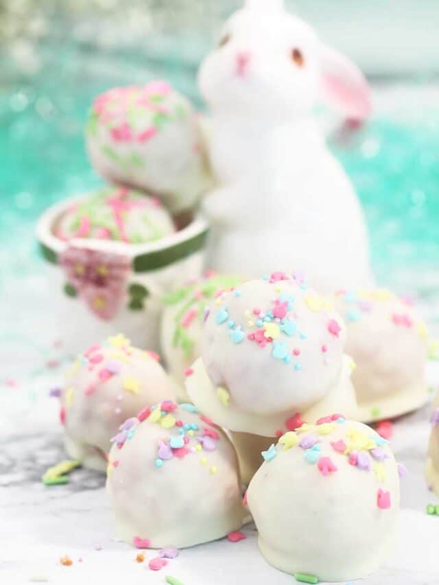 Easter Cake Balls - 2 Cookin Mamas