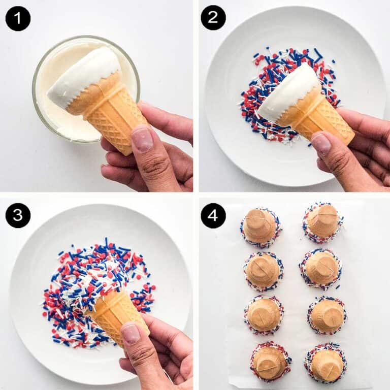 Cheesecake Mousse Cones