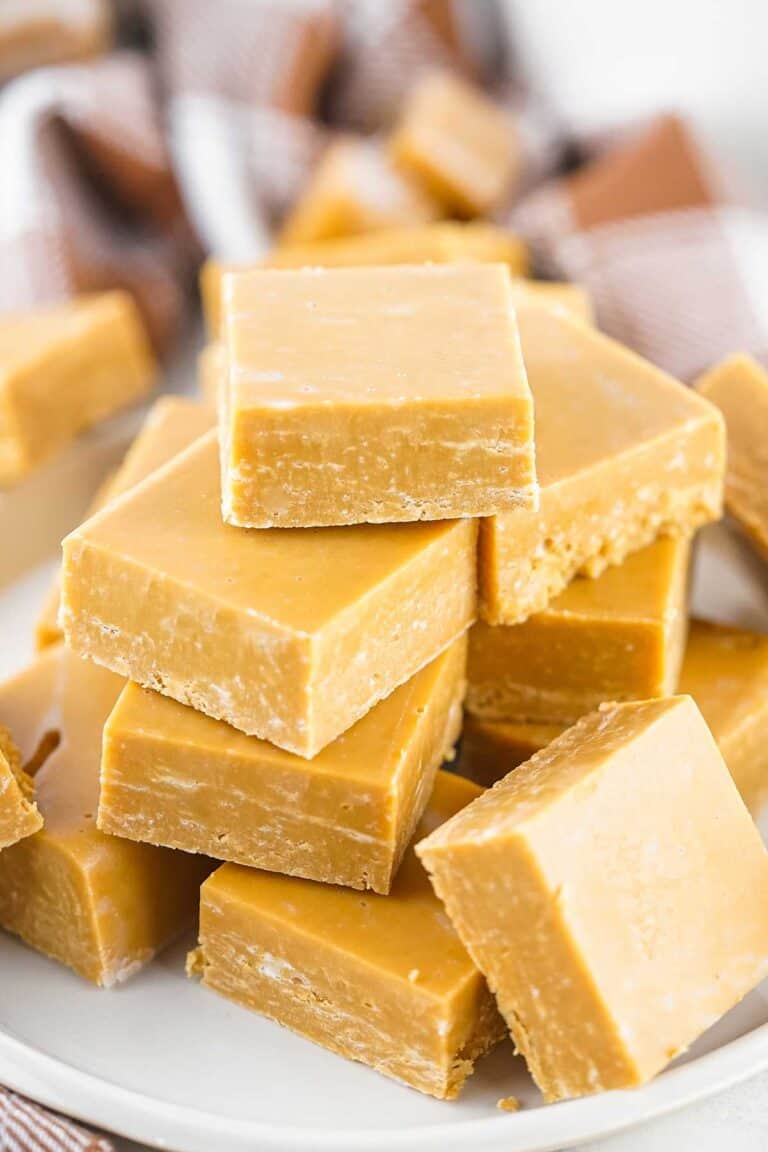 2 Ingredient Caramel Fudge (Quick & Easy Microwave Recipe)