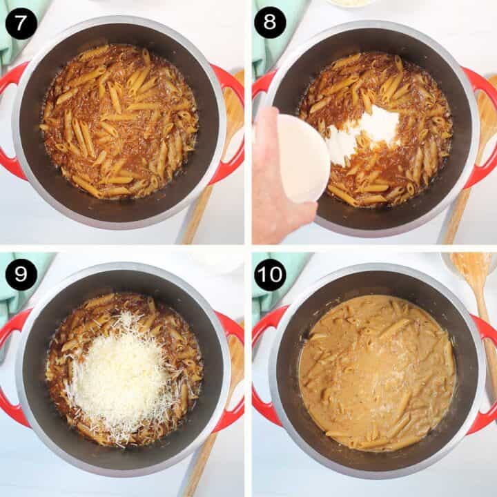 One Pot French Onion Pasta