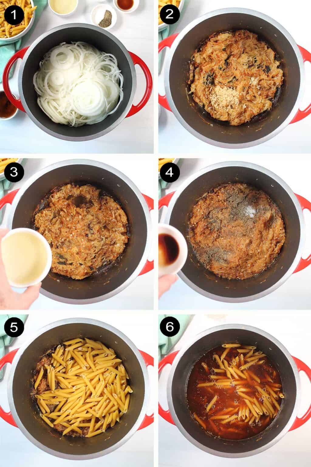 One Pot French Onion Pasta