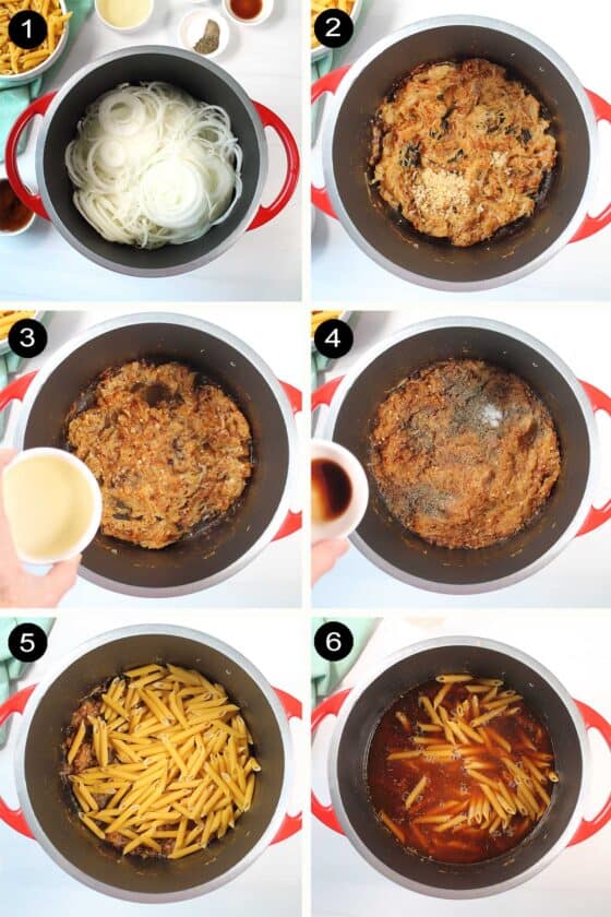 One Pot French Onion Pasta