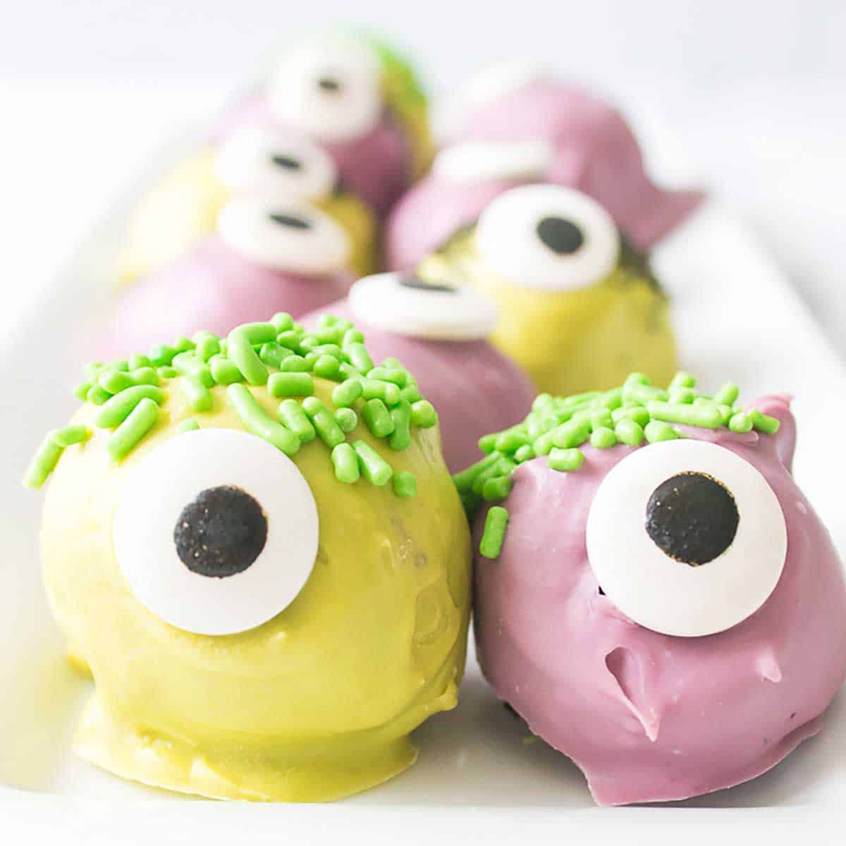 Halloween Monster Oreo Truffles